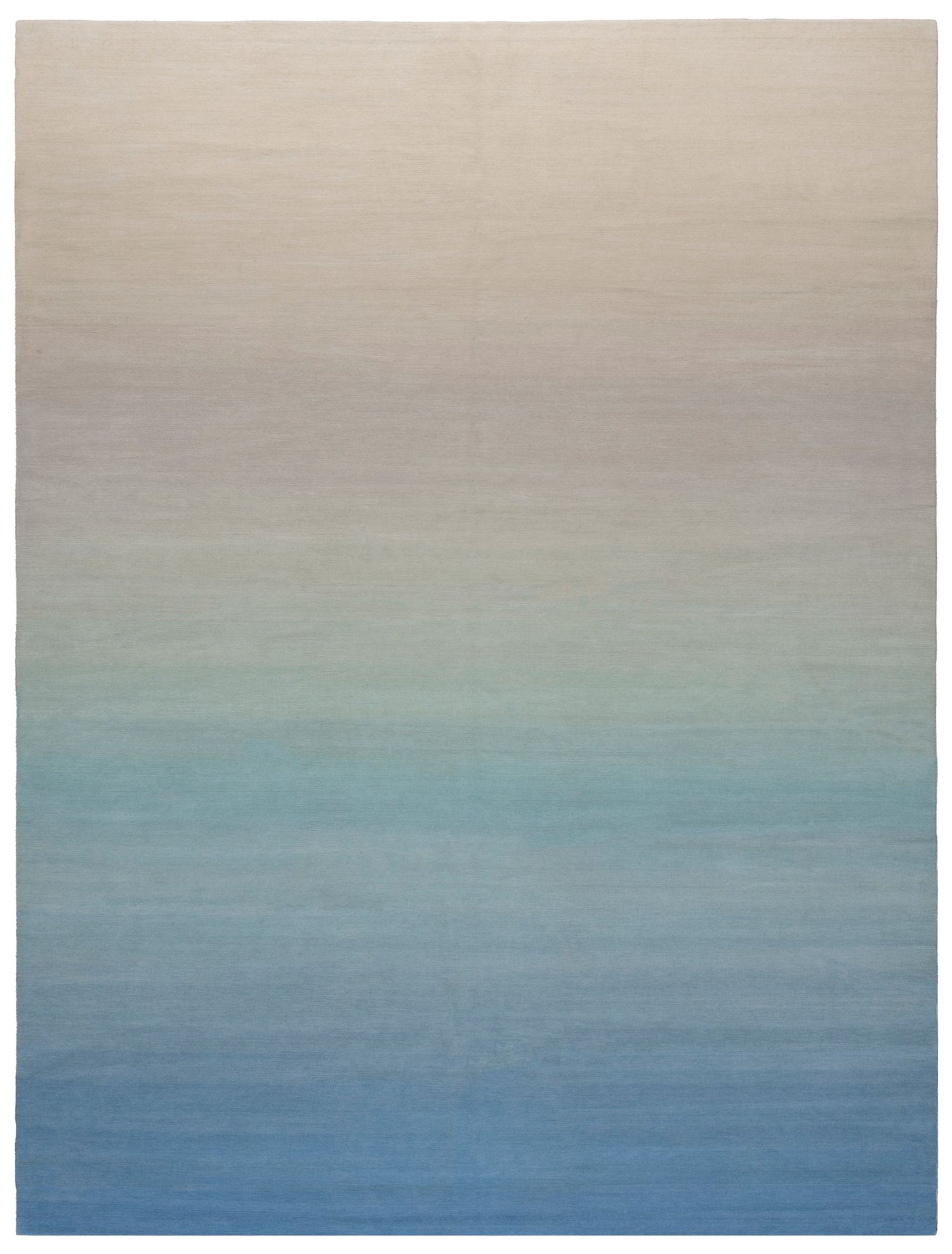 Eko 100% Wool Hand-Knotted Rug with Ombre Design